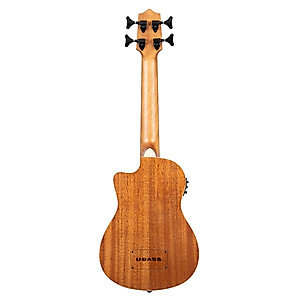 Kala Brand Music Co., 4-String Ukulele, Right, Natural, Ubass Scout-FS