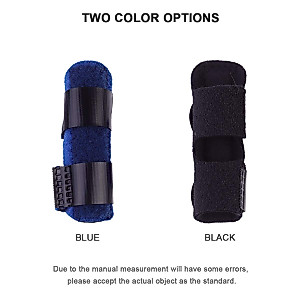 EXCEART Thumb Brace Thumb Brace Thumb Brace Brace Protector Splints Mallet Brace for Broken Middle Ring Injuries Blue Splints Protector Splint