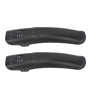 Mountain Bike Fender Set, High Bending Strength Bike Mud Guards 2PCS Windproof Design Lengthened High Strength for Outdoor