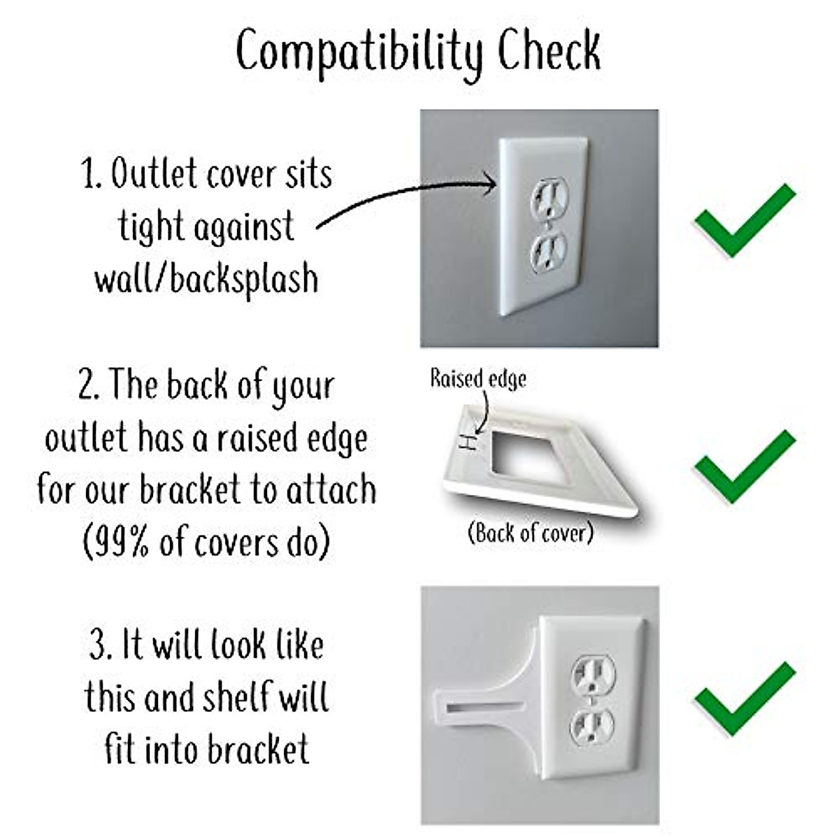 The Easy Outlet Shelf by Mount Genie - Works With All Outlets - 60 Second Install - Hidden Cord Cable Storage - Perfect Google Home Mount, Nest Wifi Mount, for Cameras, Voice Assistants, and More