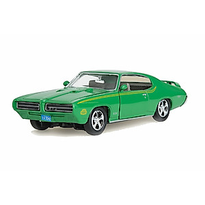1969 Pontiac GTO Judge, Green - Motormax 73242 - 1/24 scale Diecast Model Toy Car