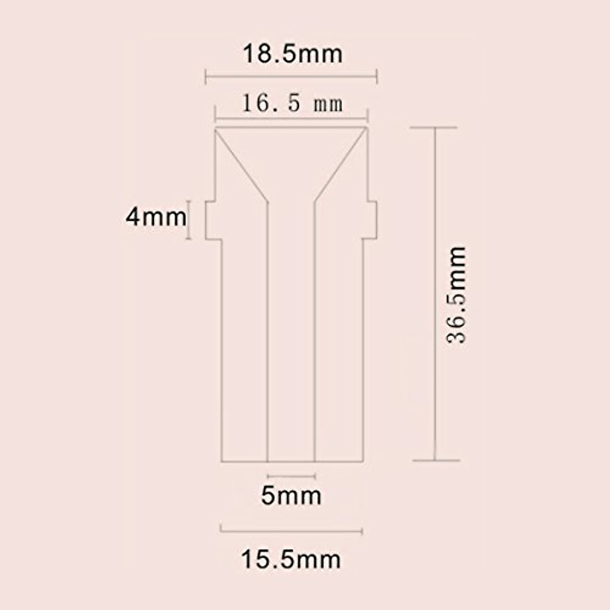 Preamer Ceramic Sandblaster Nozzle Tips, 5mm and 6mm Inner Diameter, 6 pcs r