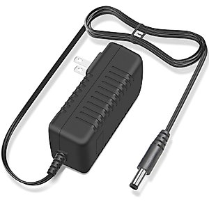 UL Listed Power Cord for AeroGarden Bounty 100911 100912 100913 Replacement Charger for AeroGarden Bounty Elite 100913-BSS AC Adapter 6.0Ft Long DC Supply PERFEIDY