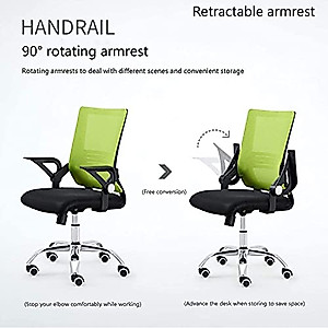 MayNuo Chair Office Desk Chair Computer Chair Office Chair Lift Swivel Chair Mesh Seat Ergonomic Reclining Game Chair/Black