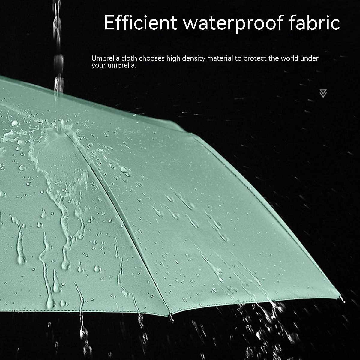 Travel Umbrella for Rain Protection Sun-Folding UV Umbrella Windproof Compact Auto Open Close (black)