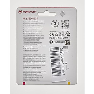 Transcend 240GB M.2 SATA III 6GB/S SSD MTS420 3D TLC Flash 42mm Form Factor