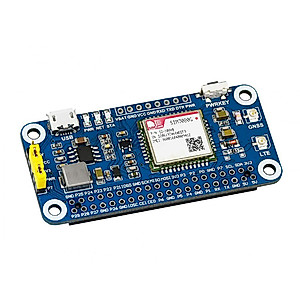 NB-IoT/Cat-M(eMTC)/GNSS HAT for Raspberry Pi Based on SIM7080G Supports Protocols as TCP/UDP/HTTP/HTTPS/TLS/DTLS/PING/LWM2M/COAP/MQTT Globally Applicable