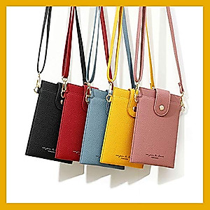 Womens Crossbody Cellphone Bag Small Shoulder Purse Card Holder Wallet Pouch