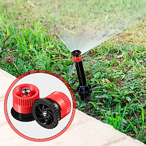 Honoson 16 Pcs Variable Arc Nozzle Radius High Efficiency Replacement Pop up Sprinkler Heads Compatible with RainBird, Hunter, Orbit Pop-up Sprinklers (10 Van)