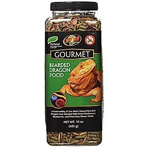 Zoo Med 5118 Gourmet Bearded Dragon Food, 15 oz