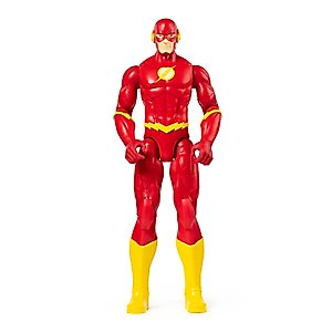 DC Comics The Flash Collectible Action Figure, 12 Inches Tall, 11 Articulation Points, Red Suit, Action Poses, Children's Toy