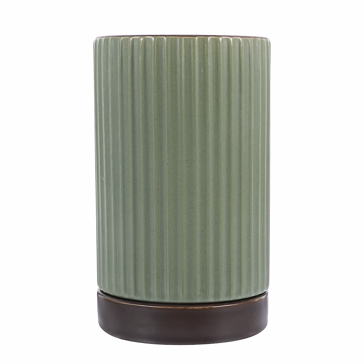 Angoily Silverware Holder Utensil Kitchen Utensil Holder Ceramic Utensil Caddy Chopsticks Cutlery Silverware Storage Organizer for Farmhouse Kitchen Countertop Ceramic Utensil Holder