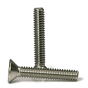 Torx w/Pin Tamper Proof Security Flat Cap Machine Screw 18-8 Stainless Steel - 6/32 x 3/4 (T-10) Qty-250