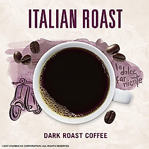 Starbucks VIA Instant Coffee Dark Roast Packets — Italian Roast — 100% Arabica - 8 Count (Pack of 12) - Packaging may vary