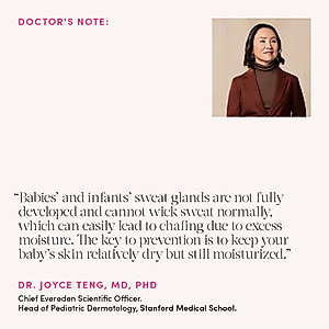 Evereden Soothing Powder Lotion, 3.0 fl oz | Clean and Unscented Baby Diaper Care Cream to Powder | Non-Toxic and Fragrance Free Liquid Baby Powder