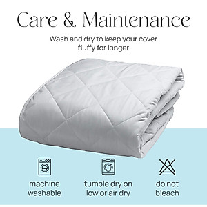 East Coast Queen Size Fitted Mattress Pad Protector - Breathable Quilted Soft Cotton Mattress Pad Cover Bedding Topper Protection, Moisture Resistant, 300 Thread Ct 18 Inch Deep Machine Washable