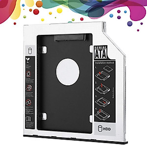 Qinlorgo Notebook Optical Drive 79.5mm MSATA/NGFF SSD/HDD Hard Drive PC for Notebook Office Home