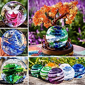 8Pcs Sphere Resin Molds Silicone, BABORUI Upgraded 3D Seamless Ball Shapes Silicone Molds for Resin Casting, Large Globe Epoxy Resin Molds for Home Decor, Flowers Preservation