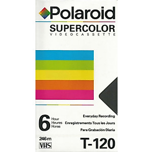 Polaroid Supercolor VHS T-120 2pack