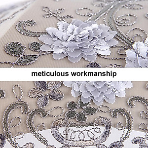 Aikelai Vintage Lace Umbrella, UPF50+ Sun Umbrella, 3D Flower Embroidery Compact Umbrella for Wedding Party and Photo Shooting (8331-yellow)