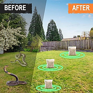 Snake Repellent for Yard Powerful, Keep Snake Away Repellent for Outdoors,Snake Deterrent for Yard,Snake Repellent for Outdoors Pet Safe,Effectively Snake Repellant Outdoor and Home-8P