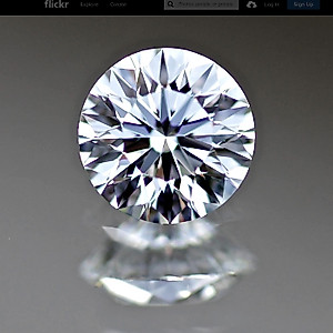 Diamonbella 10 Hearts & 10 Arrows 2 Carats Simulated Diamond Solitaire Classic Ring Band Set 925 Silver soliset45 (5)