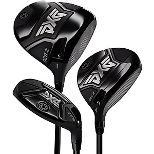 PXG 0211Z Golf Clubs - 10 Club Complete Golf Club Set with Irons, Driver, Fairway, Hybrid, and Putter with Graphite Shafts