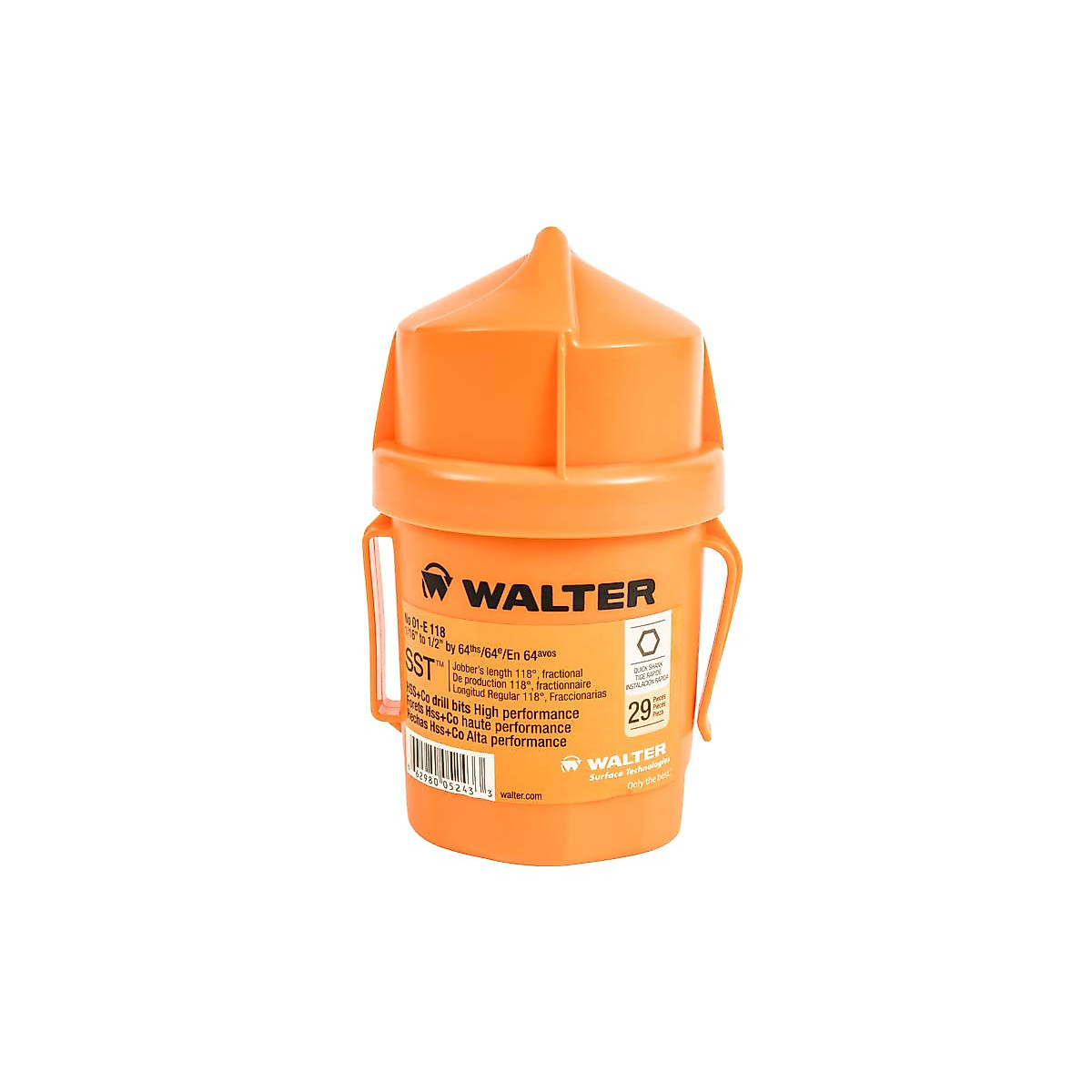 Walter Surface Technologies Shank Jobber Length Drill Bits 29 Piece SST Bit Set