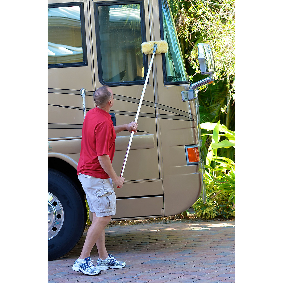 Shurhold 1710C Swivel Pad and Lambs Wool Cover Combo