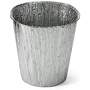 Smoker Bucket Drip Foil Liner Tray for Catching Grease, Compatible with Traeger, Oklahoma Joe, Behrens, Pitboss, Green Mountain, Pit Boss & Other Grill Bucket Accessories for Pro Pellet Oklahoma Joe's (12pk, 5.75 x 5.75 inches)