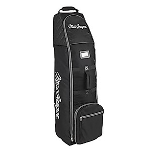 MACGREGOR Golf MACTC003SD MACTEC Deluxe Wheeled Golf Travel Cover Bag, Black/Black