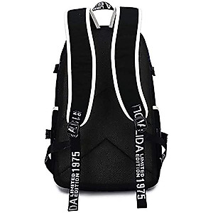 Jack and Sally Backpack School Bag Bookbag Laptop Backpack (Black 4) One Size