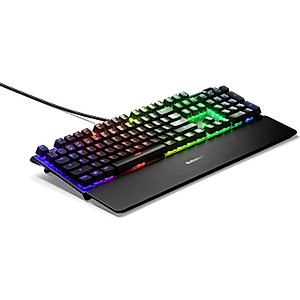 SteelSeries Apex Pro - Mechanical Gaming Keyboard - Adjustable Actuation Switches - OLED Smart Display - English QWERTY Layout - Standard