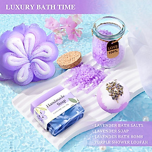 HSOEIXL Gifts for Grandma, Mother‘s Day Basket Gifts for Best Grandma, 16 pcs Birthday Gifts Basket from Granddaughter Grandchildren Grandkids New Nana Gifts Grandmother Gigi Care Package