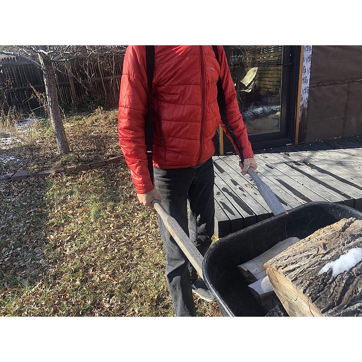 Shoulder Dolly SteadyLifter-Light Weight Harness To Assist In Lifting, Stabilizing, Moving Heavy Loads With Your Wheelbarrow-Make Maneuvering Heavy, Awkward Wheelbarrow Loads Easier And More Efficient