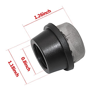 TIROAR 190106Z Screen Cap Air Bleeder Replacement for Clean and Clear Plus, EasyClean D.E. and Quad D.E. Filters