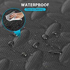 Oteymart 24 Pieces Puzzle Exercise Mat Extra Thick 3/4 Inches EVA Foam Interlocking Tiles Floor Gymnastics Mat Fitness Equipment Mat for Home Protective Flooring Cushion(96 Square feet)