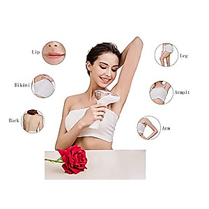 IPL Hair Removal for Women, MiSMON Permanent Laser Hair Removal Device for Body, Bikini, Safe Home Use Professional Intense Pulsed Light Hair Removal System, 300,000 Flashes with Safe Skin Tone Sensor