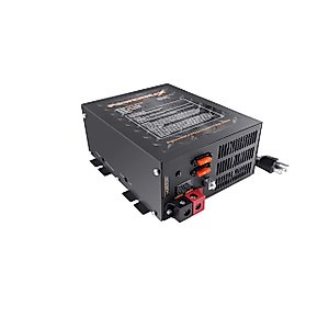 PowerMax PM3-35 Power Supply | AC-DC Converter (110/120 VAC to DC 0-12 Volt, 35 Amp) Battery Charger w/ 3-Stage Smart Charging Mode | Built-in Cooling Fan, LED Indicator Light & Lithium Compatibility