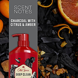 Old Spice Charcoal Shampoo for Men, Volcano, 22 Fl Oz