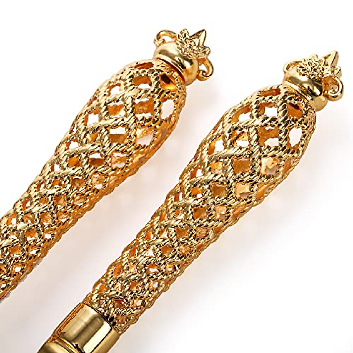 yarlung Gold Cake Knife and Server Set, Elegant Wedding Cake Cutting Serving Set with Luxurious Handle, Pie Cutter Spatula Utensils for Birthday Party Events, Valentine's Day Gift