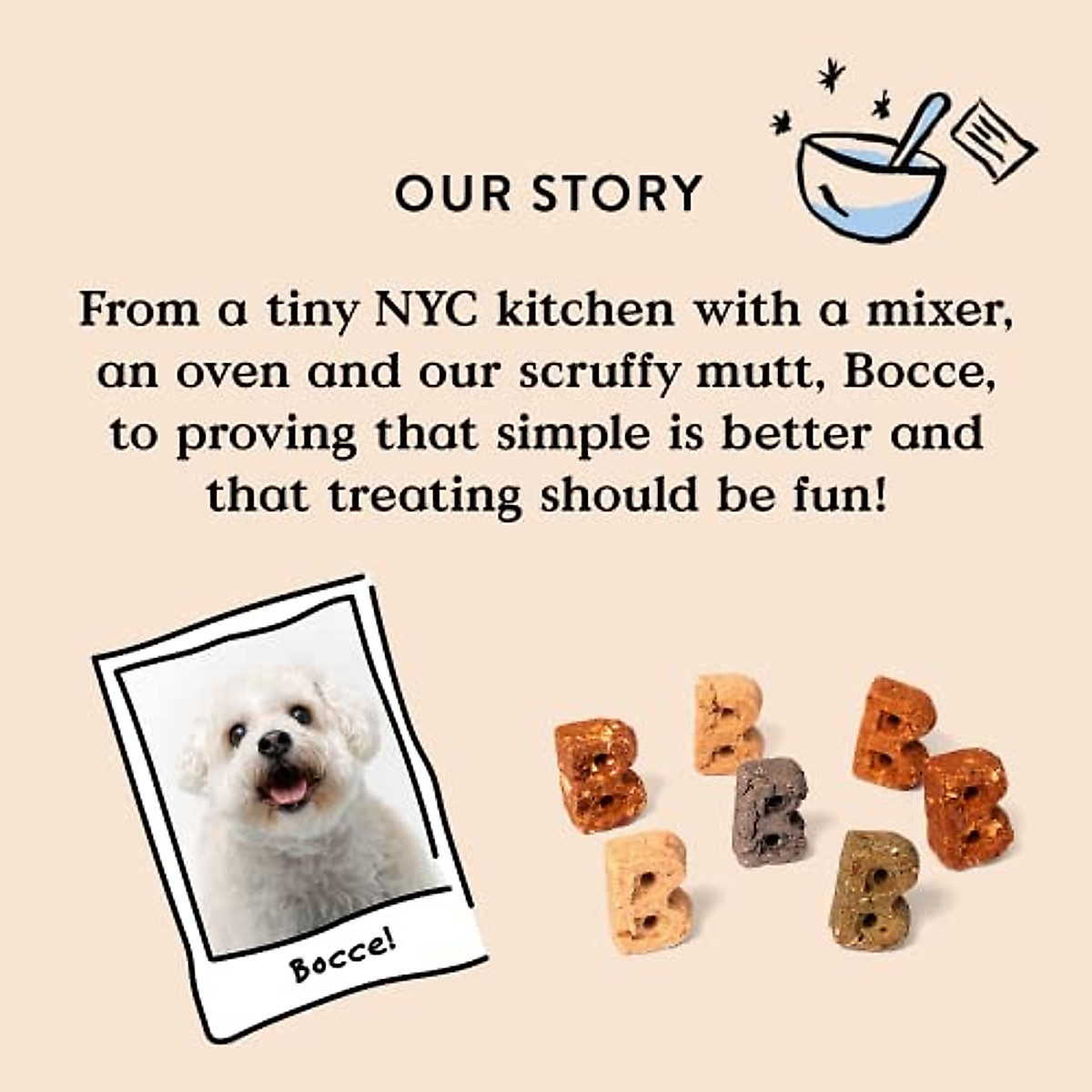 Bocce's Bakery - Limited Edition Wheat-Free Dog Treats, Burgers & Fries Biscuits, 5 oz
