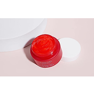 CARE:NEL Lip Mask Overnight 23g (Pomegranate) - Moisturizer for Dry Lips - Overnight Treatments Balm, Day and Night Repair Gloss, Scrubs Exfoliator