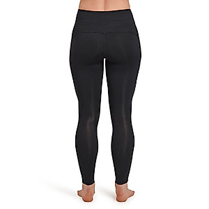 Tommie Copper Women's Pro-Grade Leggings with Knee Support | UPF 50, Breathable Compression for Sports & Daily Muscle Support - Black - XX-Large