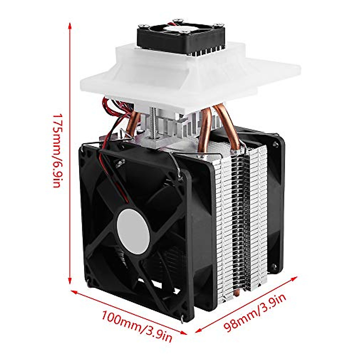 Peltier Cooler Semiconductor Refrigeration Cooling System DIY Kit 12V 6A Thermoelectric Peltier for Mini Air Conditioner