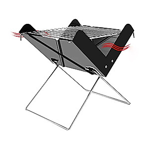 GEEKLLS Charcoal grills Shaped Foldable Style BBQ Garden Camping Outdoor Portable Charcoal Oven Grill Heater Kebab Barbecue