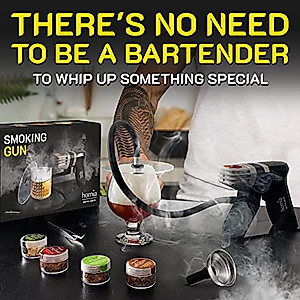 Smoking Gun Wood Smoke Infuser Birner PRO - Starter Kit, 11 PCS, Smoker Machine with Accessories and Wood Chips - Cold Smoke for Food and Drinks - Gift for Man