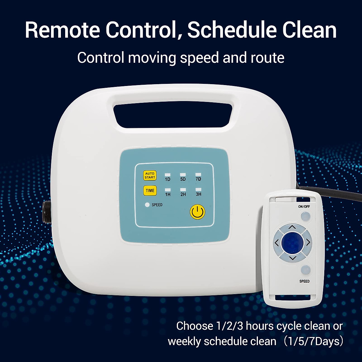 AIPER Upgrade Corded Remote Control Robotic Pool Cleaner with Waterline Scrubbing, Powerful 200W Triple Motors,Great Pool Robot Vaccum Ideal for Inground Pools, Gray (Orca 2000)