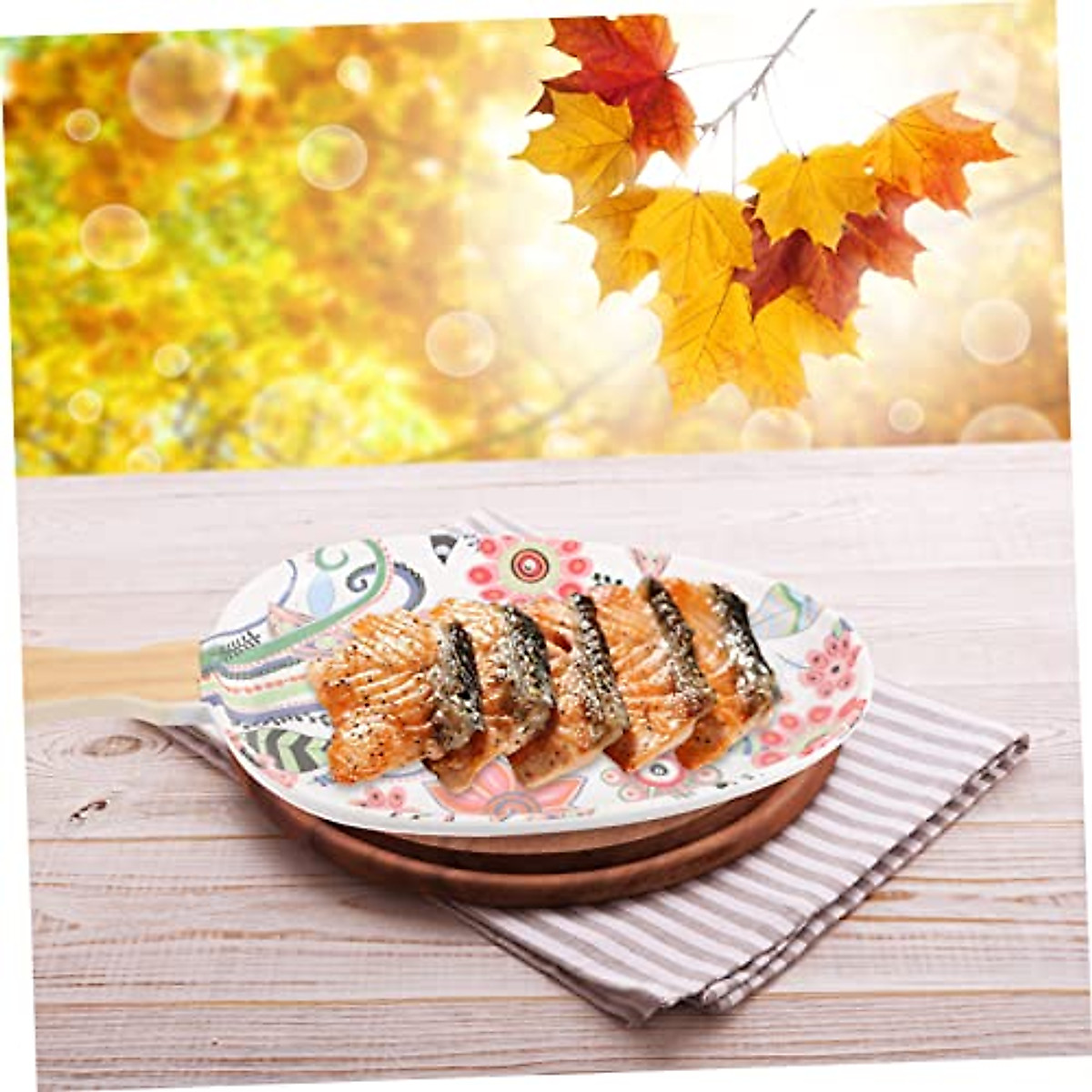 SEWOART Plate commercial tableware bread board baking pan fish platter food tray japanese plates bread loaf pans for baking fruit pies baking board bakeware with handles kitchen bakeware