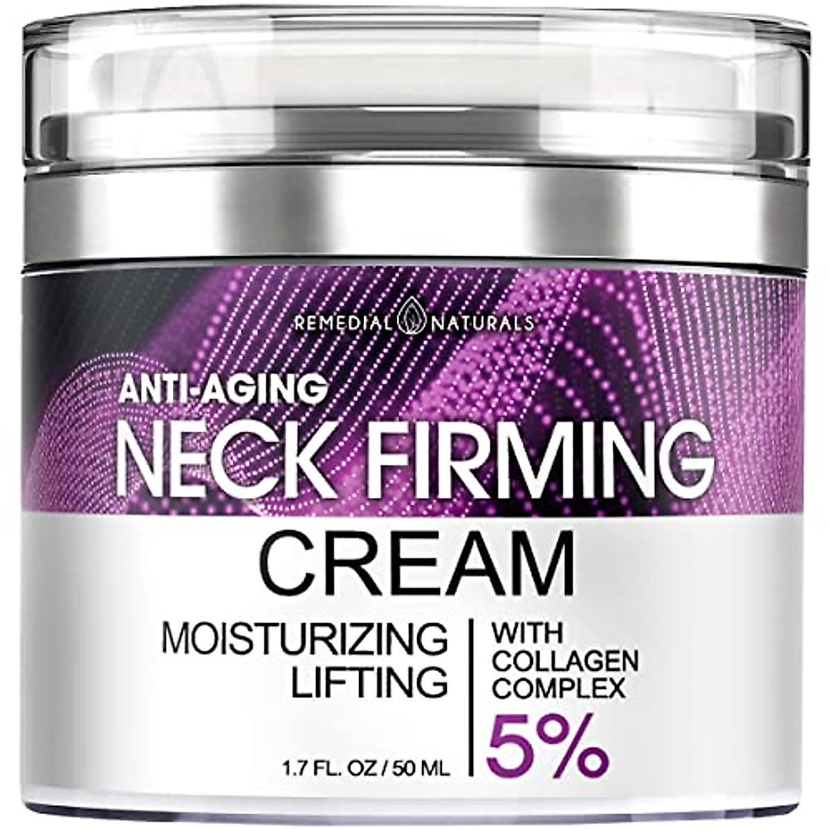 Neck Firming Cream, Anti Aging Facial Moisturizer with Retinol Collagen and Hyaluronic Acid, Day Night Anti Wrinkle Face Cream for Women and Men, Double Chin Reducer, Skin Tightening Lifting Hydrating